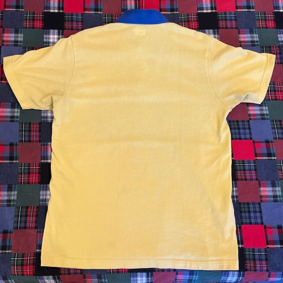 Supreme | Shirts | Rare Supreme Blue And Yellow Rugby Polo Shirt L ...